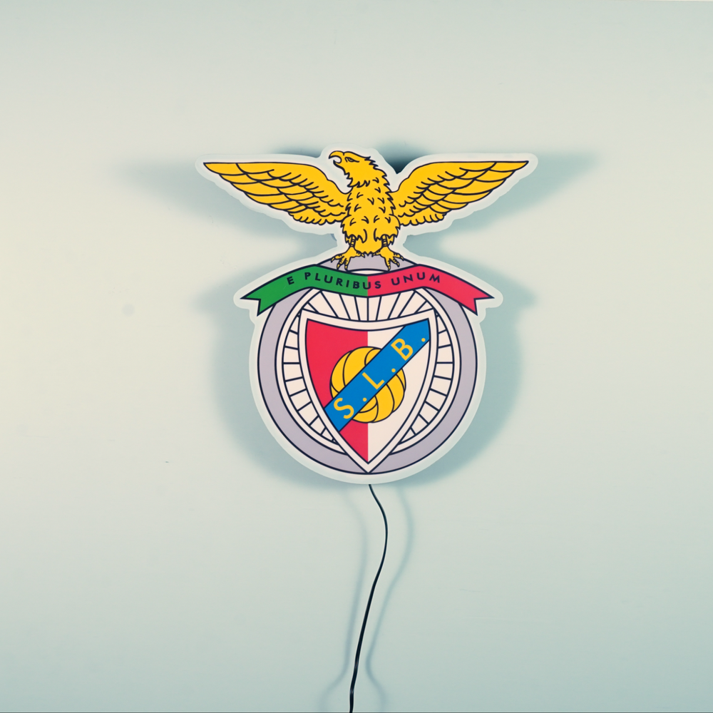 Escudo Luminoso Decorativo SL BENFICA para Pared o Ventana - officialcrests